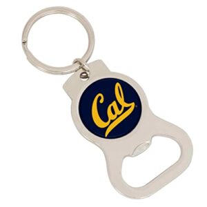 berkeley university of california bottle opener keychaingolden bears cal uc car keys (silver bottle)