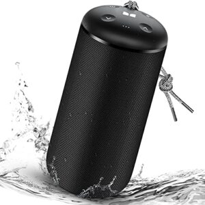 monster s130 wireless bluetooth speaker loud stereo sound, portable speakers bluetooth wireless with bluetooth 5.3, 24h playtime, support sd card, built-in mic for outdoor travel beach