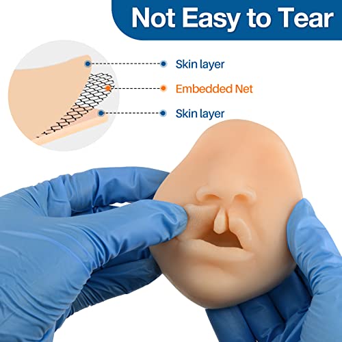 Ultrassist Bilateral Cleft Lip Model, Cleft Lip Suture Training Simulator for Medical Students, Education, Display