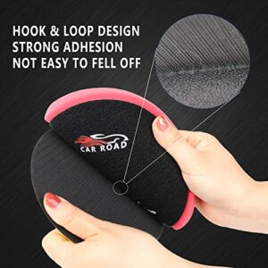 CAR ROAD Buffing Polishing Pads 6 Inch, 7PCs 6.5 Inch Face for 150mm Backing Plate Sponge Woolen Microfiber Buffing Pads Cutting Polishing Pad Kit for Car Buffer Polisher Compounding,Polishing,Waxing