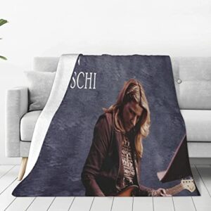 flannel blanket susan tedeschi soft lightweight throw blanket warm durable sofa couch decor beding 50"x40"