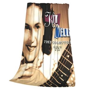 Flannel Blanket Kitty Wells Soft Lightweight Throw Blanket Warm Durable Sofa Couch Decor Beding 50"X40"