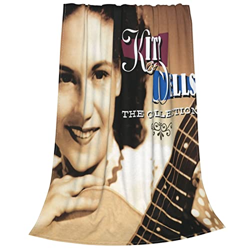 Flannel Blanket Kitty Wells Soft Lightweight Throw Blanket Warm Durable Sofa Couch Decor Beding 50"X40"