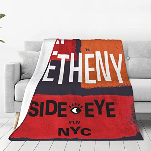 Flannel Blanket Pat Metheny Soft Lightweight Throw Blanket Warm Durable Sofa Couch Decor Beding 50"X40"