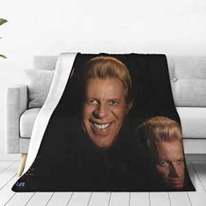 flannel blanket porter wagoner soft lightweight throw blanket warm durable sofa couch decor beding 50"x40"