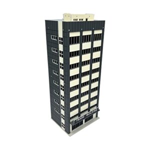 outland models scenery cbd tall office building trade centre grey 1:160 n scale