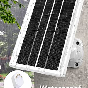 Solar Panel for Google Nest Camera, Camera Solar Panel Charger Work for Google Nest Cam(No Camera)