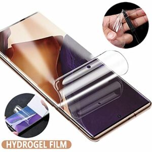 LOOKSEVEN 3 Pack Hydrogel Film For Samsung Galaxy Note 10 Plus Transparent Soft TPU Screen Protector, High Sensitivity Protective Film (Not Tempered Film)