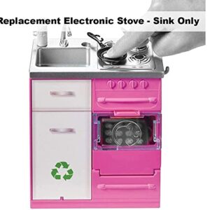 Replacement Part for Barbie Dreamhouse Playset - FHY73 - Replacement Electronic Stove-Sink