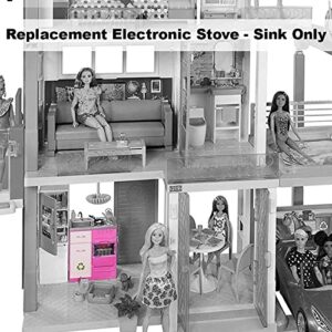 Replacement Part for Barbie Dreamhouse Playset - FHY73 - Replacement Electronic Stove-Sink