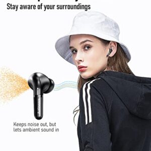 Audiovance Euphony 501 Wireless Earbuds Bluetooth Headphones for iPhone and Android, Active Noise Cancelling Wireless Ear Buds (EU501)