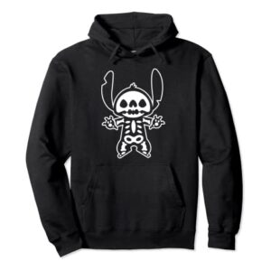 Disney Stitch Halloween Skeleton Pullover Hoodie