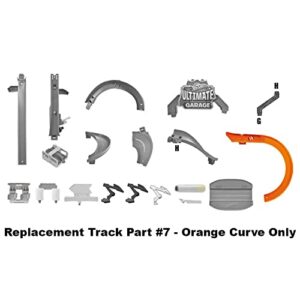 Replacement Parts for Hot Wheels City Ultimate Garage GJL14 - Die-Cast Cars Playset ~ Replacement Track Part #7 - Orange Curve