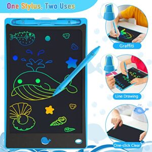 Hockvill LCD Kids Writing Tablet, Learning Toys for 2 3 4 5 6 7 Year Old Girls Boys, 8.8 Inch Doodle Board for Toddlers, Reusable Electronic Drawing Pad, Birthday Gift for Children