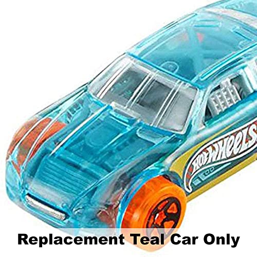 Replacement Part for Hot Wheels Mega Racer Track Builder ~ FTL69 - Replacement Teal Car