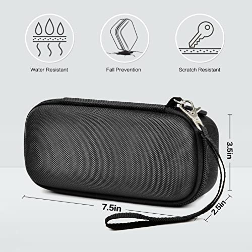 Case Compatible with Portable Air Pump, 120 PSI Air Compressor, Car Tire Inflator Storage Bag for USB Cable, Air House, Connector and Accessories (Box Only)