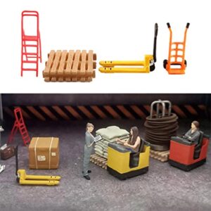 Esquirla 2X 1/64 Scale Car Repair Shop Layout Diorama Model Accessory Toy