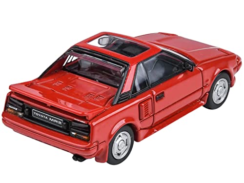 Toy Cars 1985 MR2 MK1 Super Red with Sunroof 1/64 Diecast Model Car by Paragon Models PA-55361