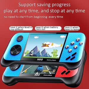 Handheld Game Console for Kids and Adults, Portable Video Game Player with Preloaded Games, 4849 in 1 Retro Arcade Game Machine 3.5 Inch Screen Game Console, Can Save Progress and Connect to TV