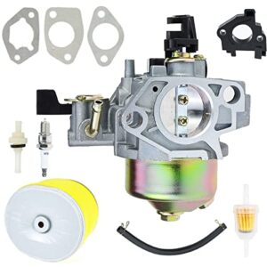 gx390 carburetor with tune up kit for honda gx390 gx 390 gx340 gx340u1 gx340r1 gx340k1 wt40xk1 wt40xk2 wt40xk3 13hp 11hp 16100-ze3-v01 generator lawnmower engine