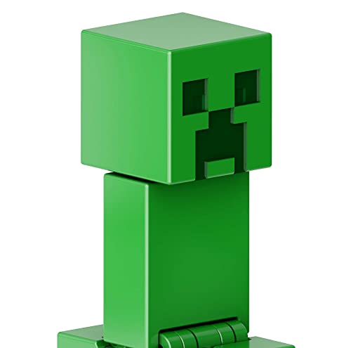 Mattel Minecraft Toys 3.25-Inch Action Figure, Creeper With Accessory & Portal Piece, Toy Collectible Inspired By Video Game