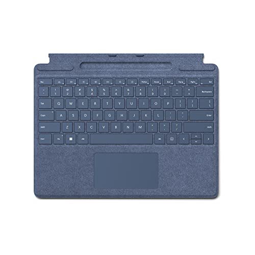 Microsoft Surface Pro Signature Keyboard with Slim Pen 2 Bundle, Sapphire Colour Keyboard