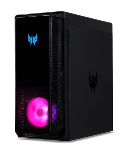 Acer Predator Orion 3000 PO3-640G-UR11 Gaming Desktop | 12th Gen Intel Core i7-12700F 12-Core | NVIDIA GeForce RTX 3060 | 16GB DDR4 | 512GB SSD | 1TB HDD | Intel Wi-Fi 6E | Keyboard & Mouse,Black