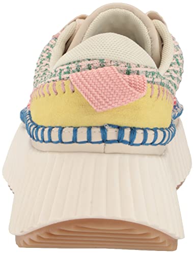 Dolce Vita Women's DOLEN Sneaker, FUNFETTI Knit, 6