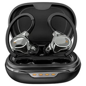 edkkie wireless bluetooth earbuds for small ears canal, running headphones with microphone, ipx7 waterproof, noise isolation wireless earphones for sport and working out