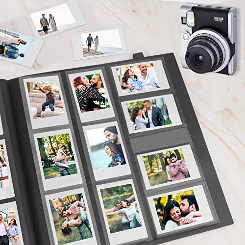 560 Pockets Photo Album for Fujifilm Instax Mini Camera,For Polaroid Snap PIC-300 Z2300 Instant Camera, 2x3 Photo Album Book for Fujifilm Instax Mini 11 12 9 Evo 90 70 40 8 7 LiPlay Instant Camera