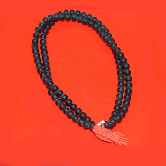 Shaligram Mala Black 108 Beads Men and Women Bring Prosperity and Good Luck Happiness