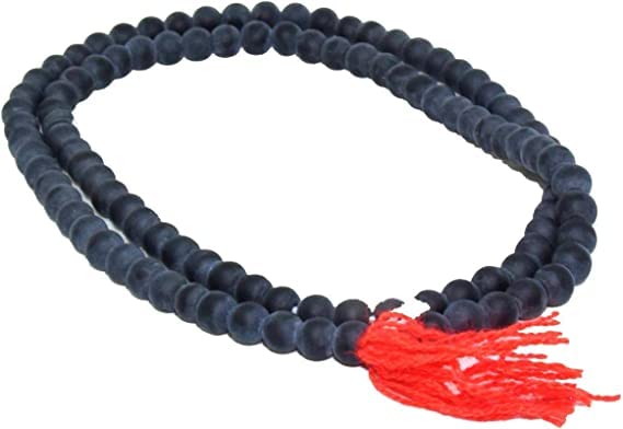 Shaligram Mala Black 108 Beads Men and Women Bring Prosperity and Good Luck Happiness