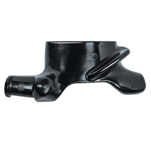 corghi wing style black plastic duckhead. mount/demount head part number 4-120129b. fits corghi, hunter tcx, mts tire changers. oem replacement part, sb-4-120129b