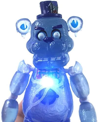 MOV Lightening Toy Security Breach Series Foxy Bonnie Fazbear PVC Action Figures Models Dolls Birthday Gift Toys for Kids (d)