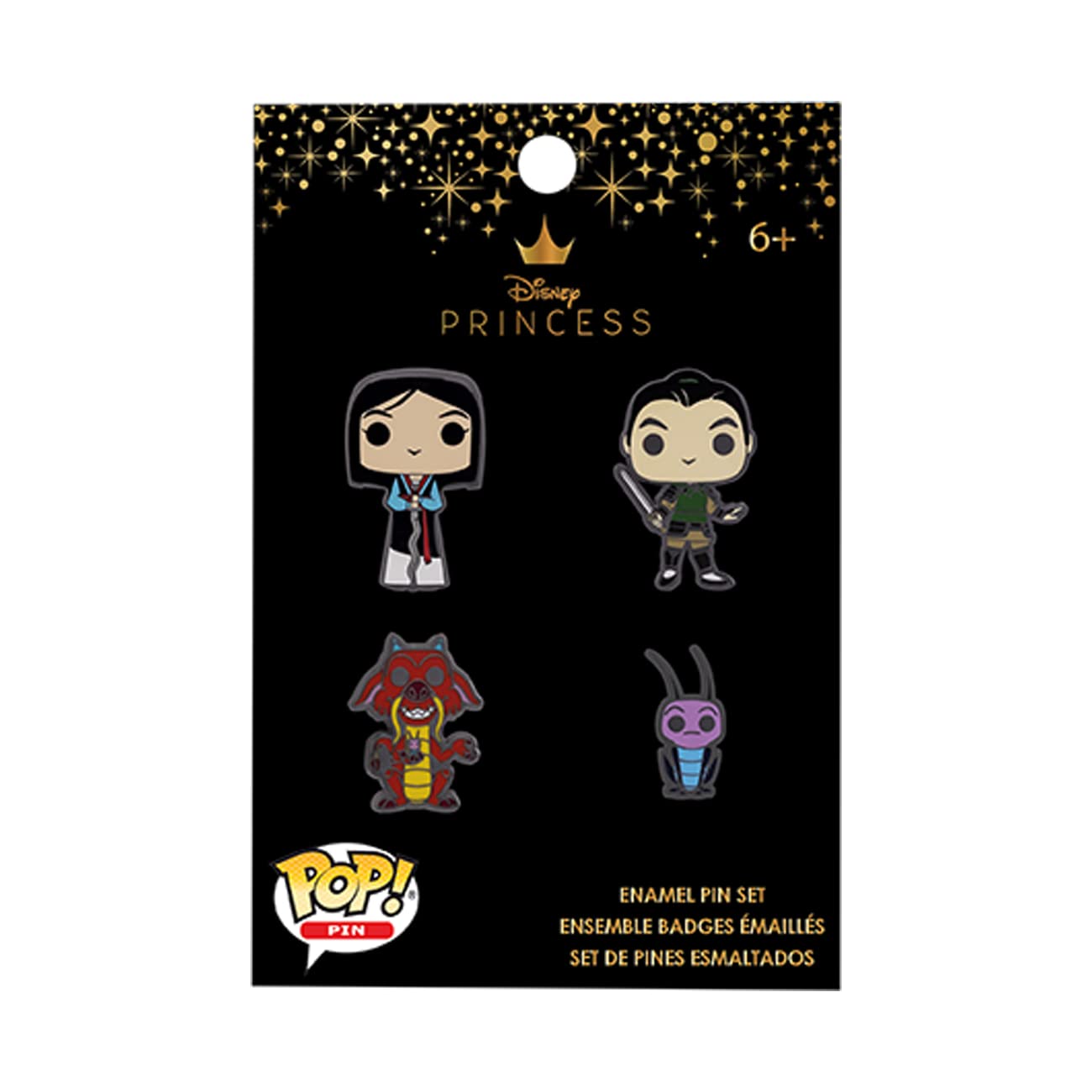 Loungefly Mulan 25th Anniversary Pin Set