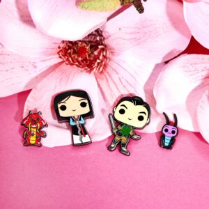 Loungefly Mulan 25th Anniversary Pin Set