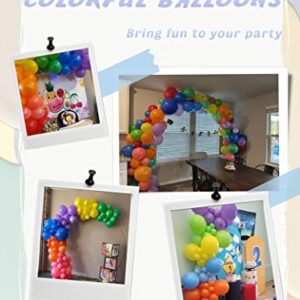 HDO Rainbow Balloon Arch Kit, 147Pcs Rainbow Balloons Garland 18"+12"+10"+5" Party Balloons Decoration for Birthday Thanksgiving Baby Shower Bridal Party (Rainbow)