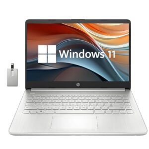 hp 14" fhd ips-type lightweight laptop, amd ryzen 3-3250u, 16gb ram, 256gb pcie ssd, amd radeon graphics, true vision hd camera, wi-fi 5, bluetooth, win 11, silver, 32gb usb card