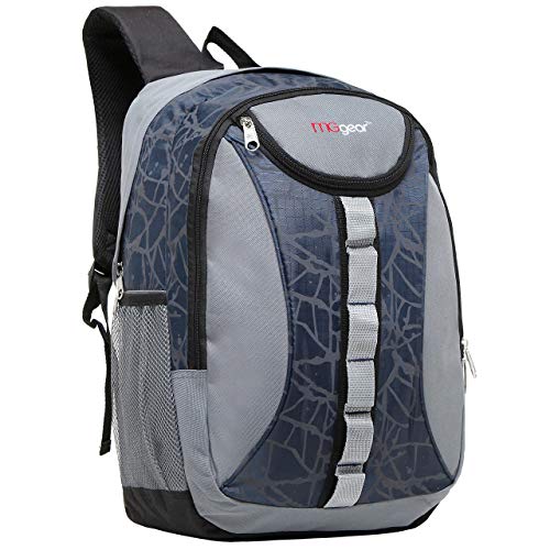 MGgear 18 Inch Student Bookbag/Children Sports Backpack/Travel Carryon, Navy