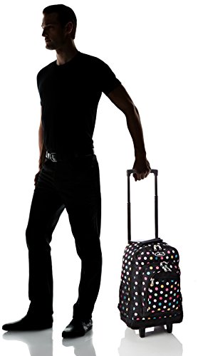 Everest Wheeled Backpack with Pattern, Polkadot, One Size