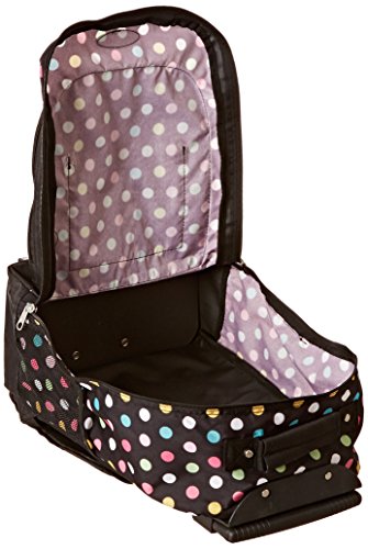 Everest Wheeled Backpack with Pattern, Polkadot, One Size