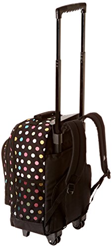 Everest Wheeled Backpack with Pattern, Polkadot, One Size