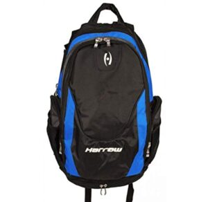 harrow stick pass through havoc backpack, black/royal, medium