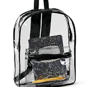 Liberty Bags Clear Backpack OS BLACK