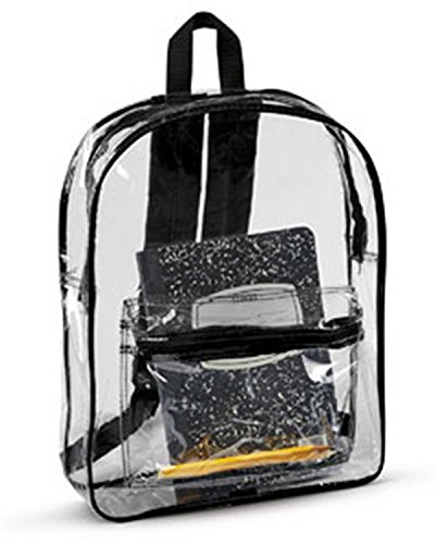 Liberty Bags Clear Backpack OS BLACK