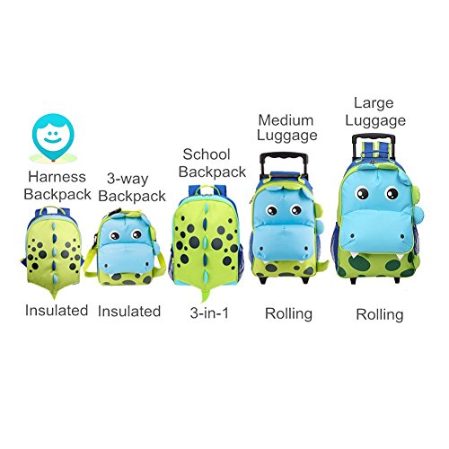 yodo Kids Insulated Toddler Backpack with Leash Safety Harness Lunch Bag