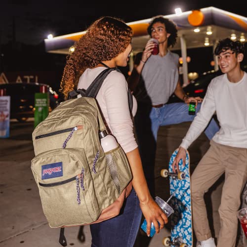 JanSport Backpack with 15-inch Laptop Sleeve, Navy - Large Computer Bag Rucksack with 2 Compartments, Ergonomic Straps - Bag for Men, Women