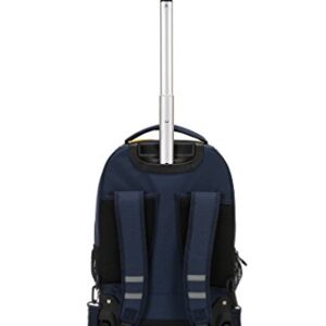 Rockland Single Handle Rolling Backpack, Navy, 19-Inch