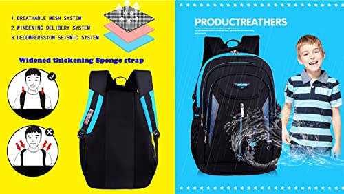 Waterproof School Bag Durable Travel Camping Backpack for Boys and Girls