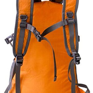 Outlander Packable Lightweight Travel Hiking Backpack Daypack (New Orange)